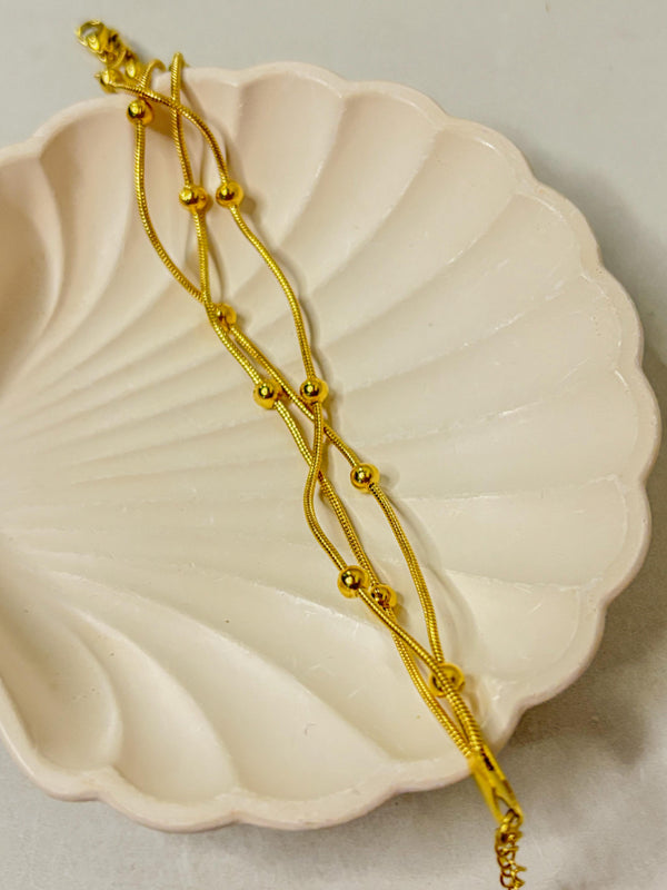 Beaded Trinity Layers Bracelet – ZARHAS